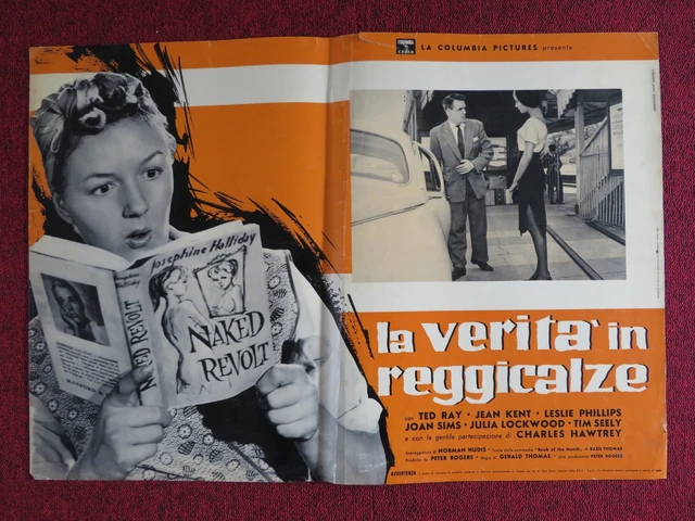 LA VERITA' IN Reggicalze / Please Turn Over Italian Fotobusta Poster ...
