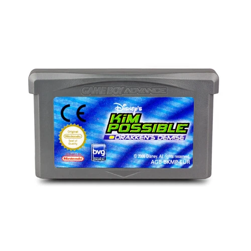 GAMEBOY ADVANCE GBA Jeu Disneys Kim Possible Drakkens Disparition EUR 4 ...