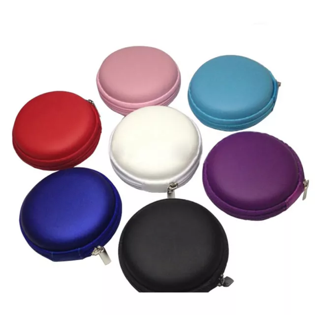 EARPHONE HEADPHONE EARBUD Carry Hard Case Protective Storage Pouch Bag ...