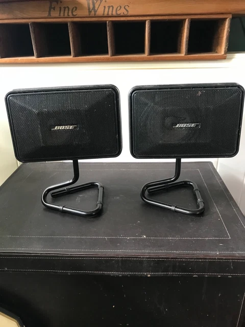 BOSE MODEL 101 Music Monitors Black 4ohms Speaker 60W Vintage Black ...