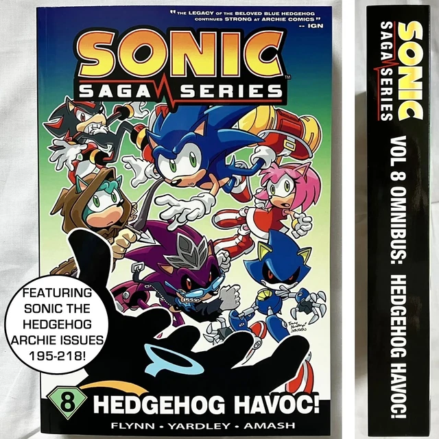 SONIC SAGA SERIES 8 Archie Comics Omnibus Issues #195-218 Hedgehog ...