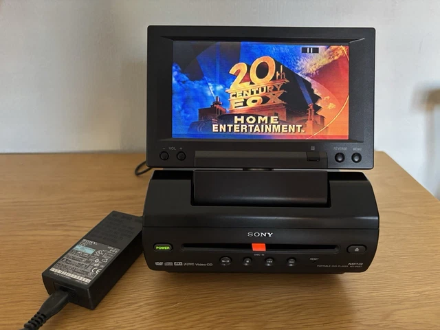 SONY PORTABLE DVD Player MV-65ST with Remote and Case £42.32 - PicClick UK