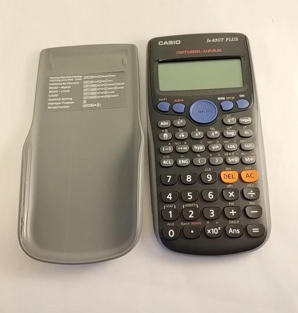 Casio Fx 83gt Plus Wissenschaftlicher Taschenrechner Hartschalenetui Gcse Mathematik A Levels 