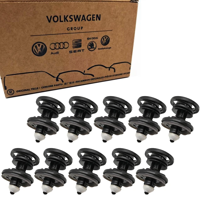 10X ORIGINAL VW Clips Türclips Türverkleidung Türbefestigungsclip ...