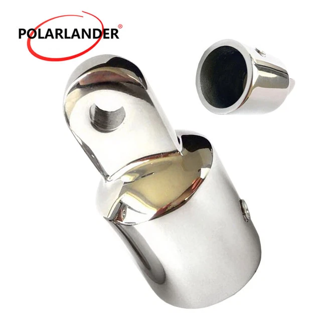 BOAT PIPE EYE End Cap Bimini Top Fitting Hardware 316 Stainless Steel ...