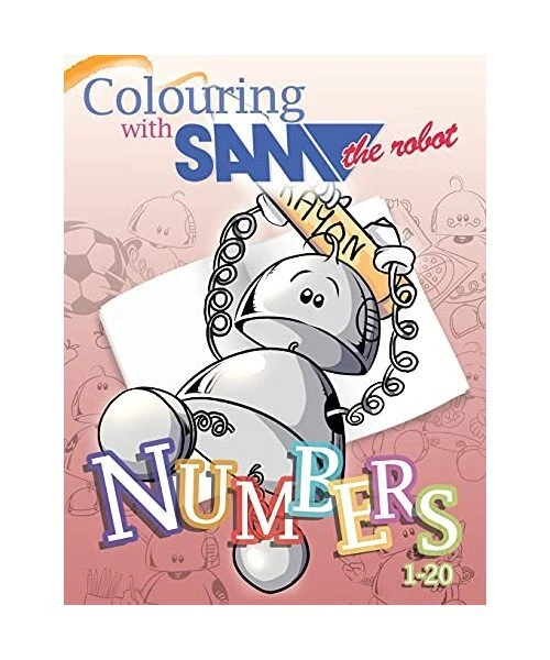 COLOURING WITH SAM the Robot - Numbers, Sam The Robot EUR 7,33 ...