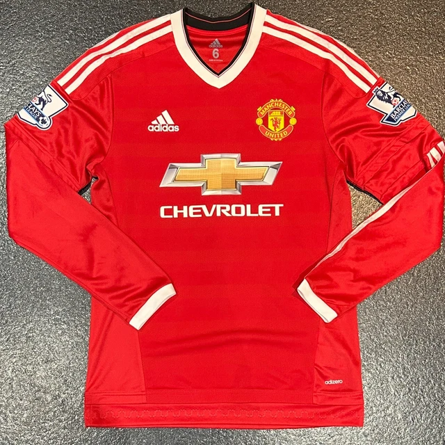 MATCH WORN ISSUED adidas Manchester United Football Shirt - Anthony ...