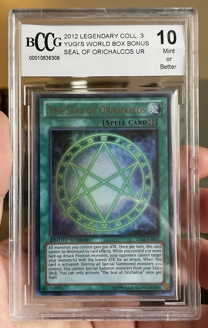 YU GI OH! The Seal of Orichalco UR- LC03-EN001 BCCG 10 EUR 0,99 - PicClick FR