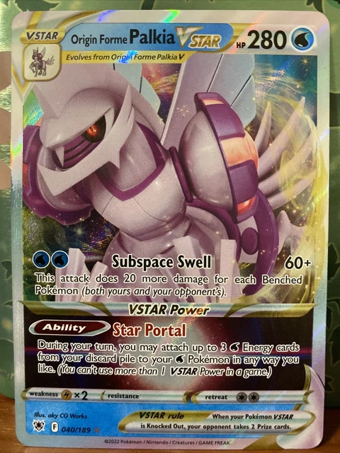 POKÉMON TCG ORIGIN Forme Palkia VSTAR Sword & Shield - Astral Radiance ...