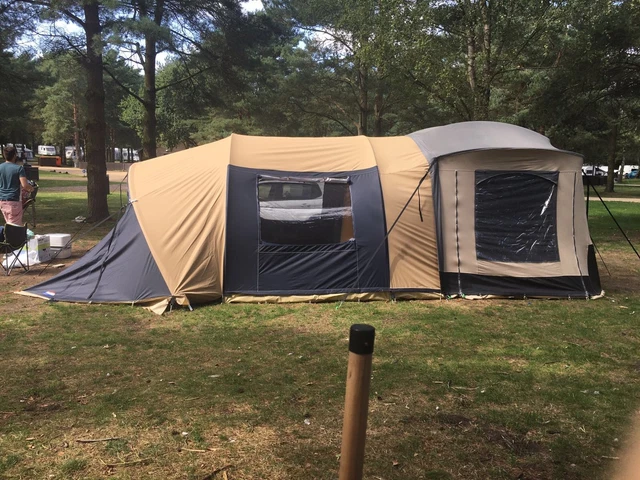 CABANON TABORA TRAILER Tent-with Additional Large Stratos Awning £1,200 ...