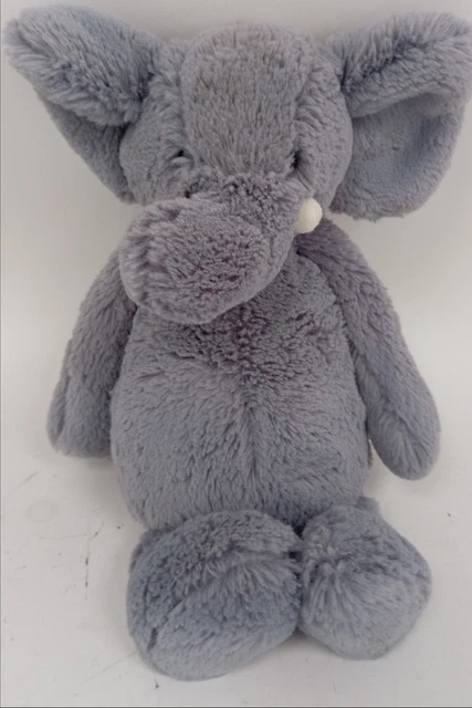 JELLYCAT BASHFUL ELEPHANT Plush Soft Toy Collectable Grey Children's ...