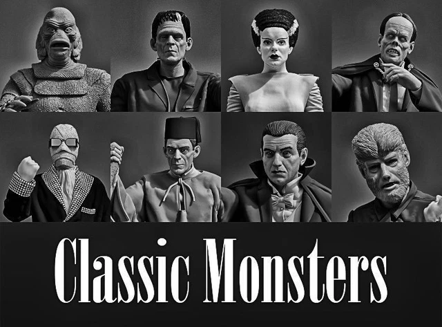 **UPDATED** 3D PRINTED Classic Hammer Horror Monster Models *read ...