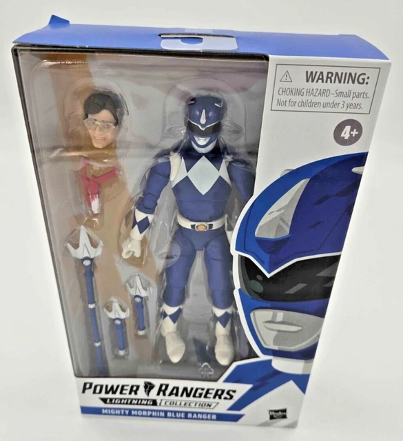 HASBRO POWER RANGERS Lightning Collection Mighty Morphin Blue Ranger B2 ...