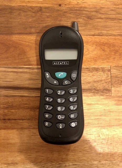 TÉLÉPHONE ALCATEL BILOBA 60F - Avec Antenne - Noir - Vintage EUR 5,50 ...