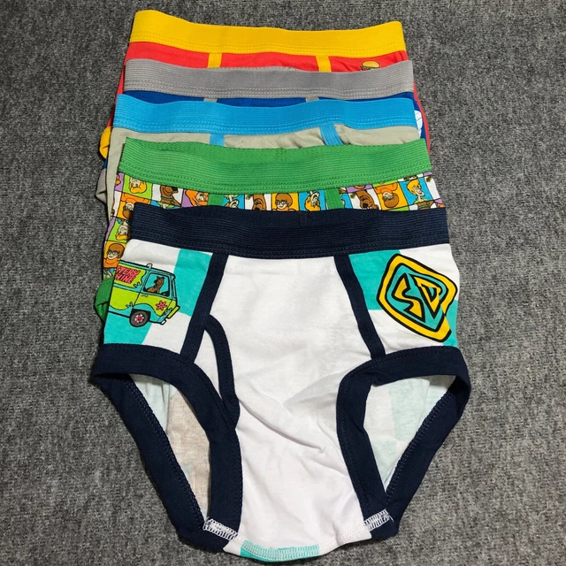SCOOBY-DOO SPACE JAM Legacy Sonic Boys 5 Pack Briefs Size 4 Multicolor ...