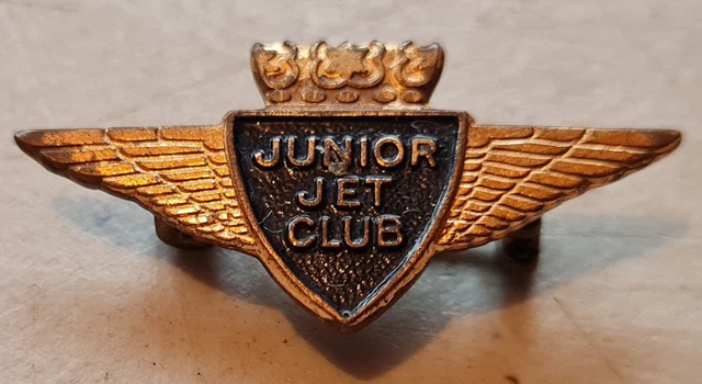 VINTAGE JUNIOR JET Club Enamel Badge. B.o.a.c. Aviation.aircraft ...