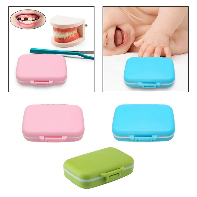 TOOTH COLLECTION CONTAINER and Tweezer Deciduous Tooth Box Baby Tooth ...