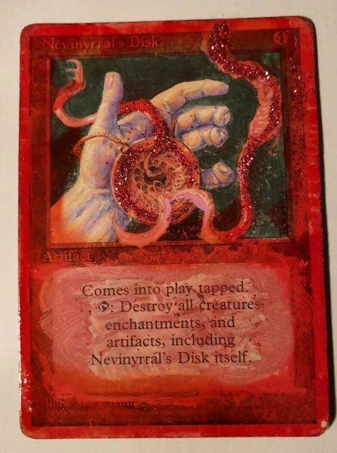 NEVINYRRAL'S DISK QUATRIÈME (4e) édition anglaise MTG Magic Gathering ...