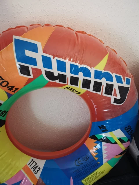 BIG RUBBER RING!! Used A Good Few Times!!RARE INFLATABLE! Now!Read ...