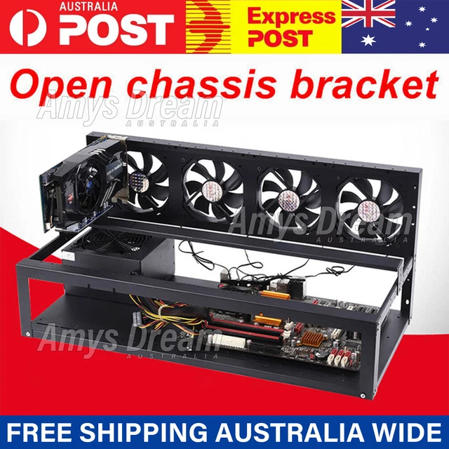 6 GPU RACK Mining Case Rack Motherboard Bracket Open Mining Rig frame ...