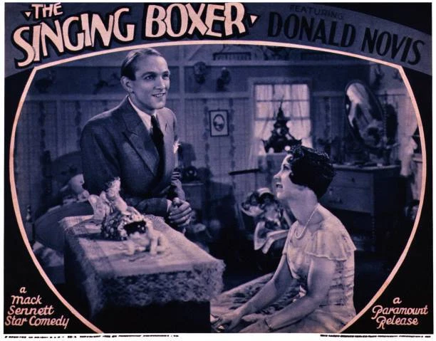 THE SINGING BOXER US Lobby Card Donald Novis Marjorie Babe Old Movie ...