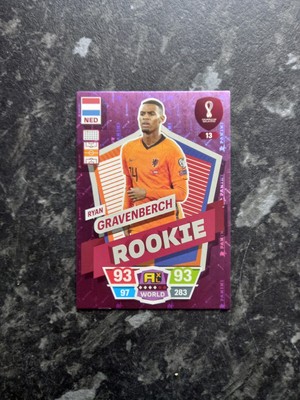 PANINI FIFA WORLD Cup Qatar 2022 Trading Card, Ryan Gravenberch, Rookie, no. 13 £3.99 - PicClick UK