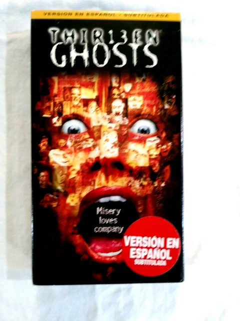 THIRTEEN GHOSTS ESPANOL VERSION SUBTITLES 2002 Sealed VHS Horror, Gore ...