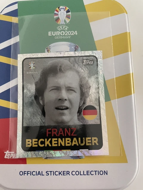 TOPPS UEFA EURO 2024 Germany sticker, Franz Beckenbauer LEGEND LEG9 £2. ...