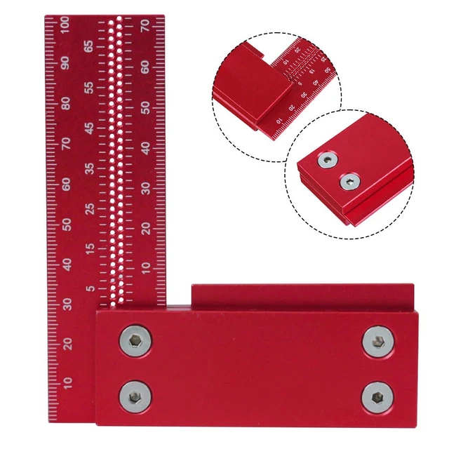 ALUMINUM CALIBRATION RULER Perfect for Crafting Framing and Cabinetry ...