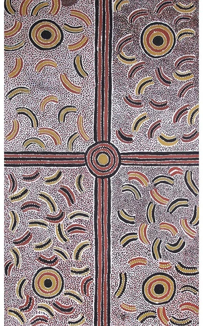 AUTHENTIC AUSTRALIAN INDIGENOUS/ABORIGINAL Painting Art Warrina Designs ...