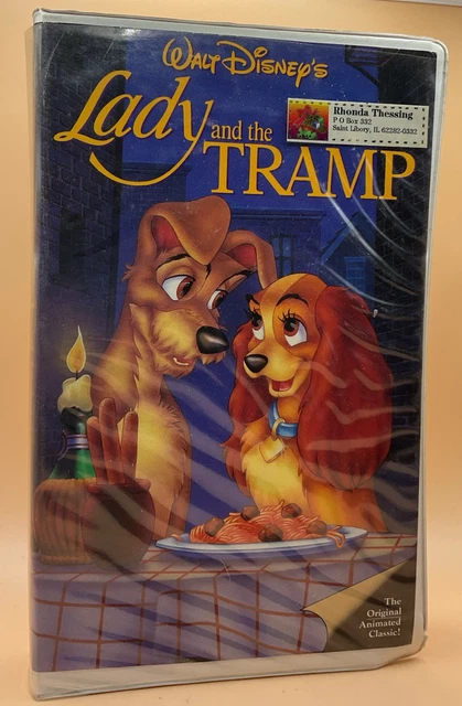 LADY AND THE Tramp VHS Disney Clamshell Black Diamond **Buy 2 Get 1 ...
