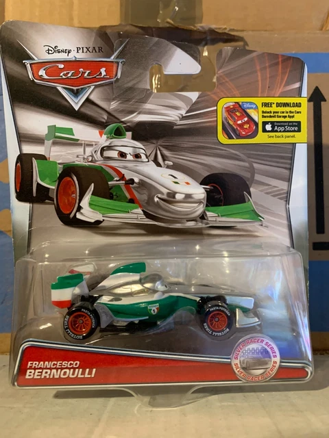 DISNEY PIXAR CARS Silver Metallic Francesco Bernoulli Mattel 1.55 Scale ...