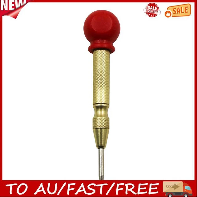 AUTOMATIC CENTER PIN Punch Spring Loaded Marking Starting Holes Tool ...