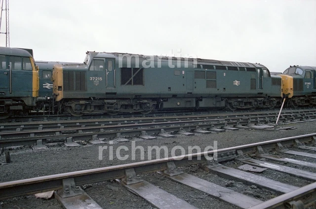 BRITISH RAIL CLASS 37 37215 35mm Colour Negative RN387 £2.99 - PicClick UK