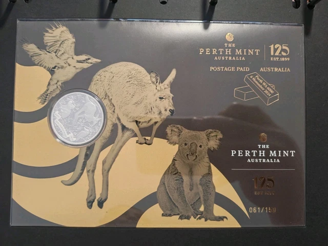 AUSTRALIA IMPRESSIONS 2024 PNC Perth Mint 125 Years 1oz Silver Proof ...