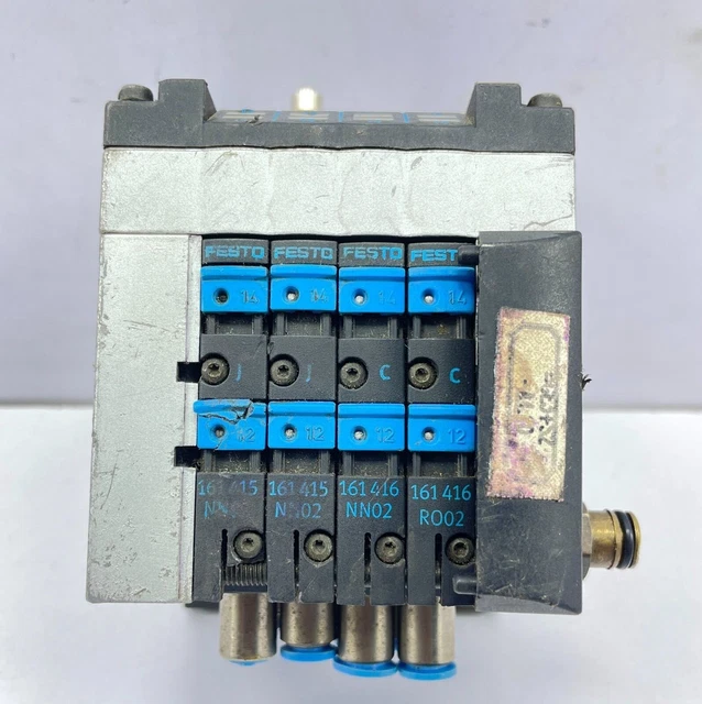 FESTO CPV-10-VI 30269 CPV10-GE-FB-4 161415 Air Solénoïde Pneumatique Valvule' EUR 110,54 ...