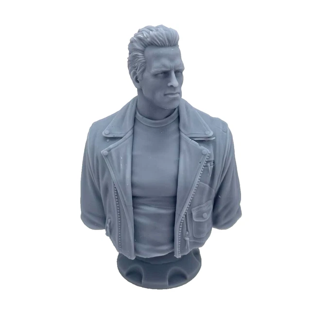 TERMINATOR ARNOLD SCHWARZENEGGER 3D Printed Bust Model Action Figure ...