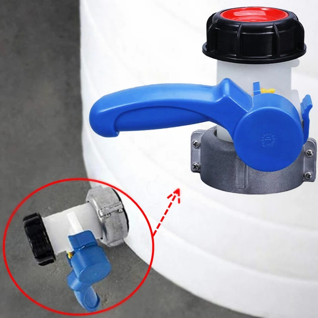 75MM IBC WATER Container Tank Butterfly Valve Replacement Tap Outlet ...