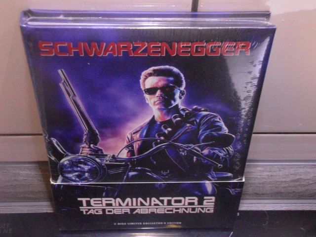 TERMINATOR 2 WATTIERTES Mediabook DVD Blu-ray Limitiert Schwarzenegger ...