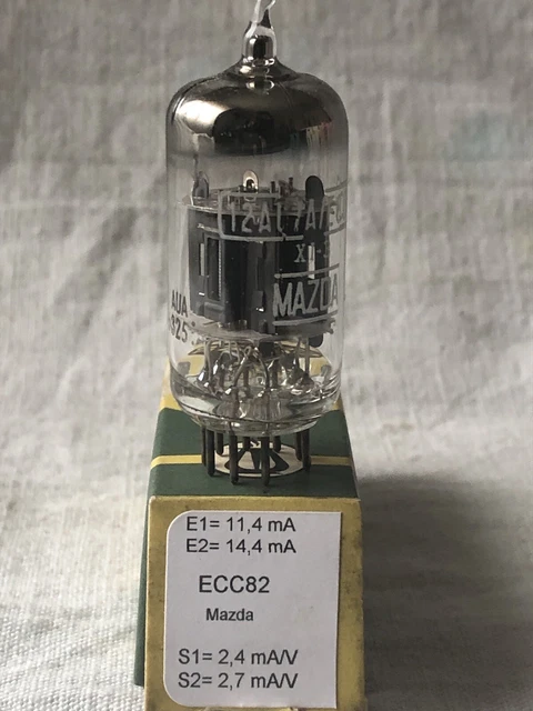 ECC82, 12AU7 MAZDA, Vacuum Tube, lampe, Röhre, Valve. NOS EUR 49,90 - PicClick FR