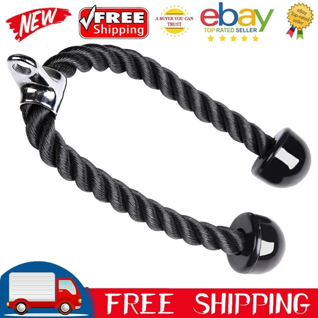 TRICEPS ROPE CABLE Attachment Pull Down Cable Machine Attachment for ...