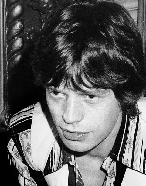 MICK JAGGER AT the party for Stevie Wonder "Fulfillingness' - 1974 Old ...