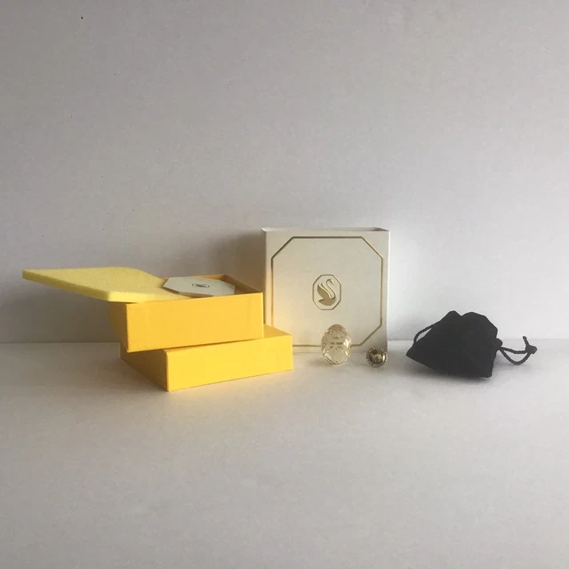 SWAROVSKI CRYSTAL SCS Figurine 2023 Egg Light Gold 5647162 Nib With Pin ...