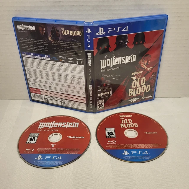 WOLFENSTEIN: THE NEW Order / The Old Blood PS4 (Sony PlayStation 4, 2017) $19.99 - PicClick CA