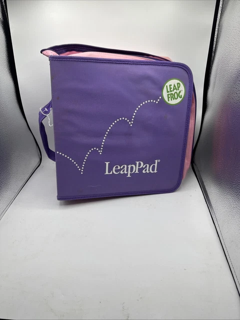 LEAP FROG LEAPPAD Learning System Bag Pink And Purple Storage Carry Bag ...