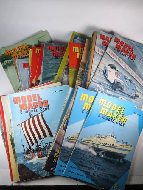 VINTAGE MAGAZINE 'MODEL MAKER' 1959-1964 Choose From Selection EUR 6,07 ...