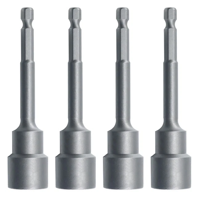 100MM LONG 6MM-19MM Hexagon Nut Driver/Drill Bit Socket Wrench ...