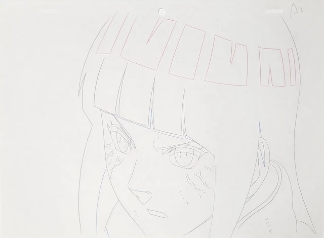 NARUTO ANIMATION PRODUCTION Cel Drawing Douga: Hinata - 3952 £75.82 ...