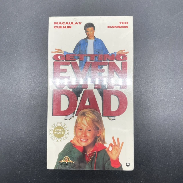 Getting Even With Dad Vhs 1994 Macaulay Culkin Sealed Vintage 22 97