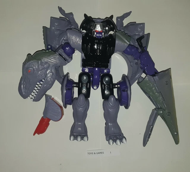 ORIGINAL 1996 PREDACON MEGATRON T-Rex Transformers Beast Wars Kenner ...
